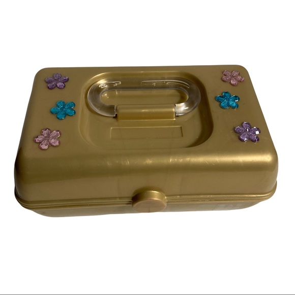 Caboodles | Storage & Organization | Vintage Gold Caboodles Makeup Case ...